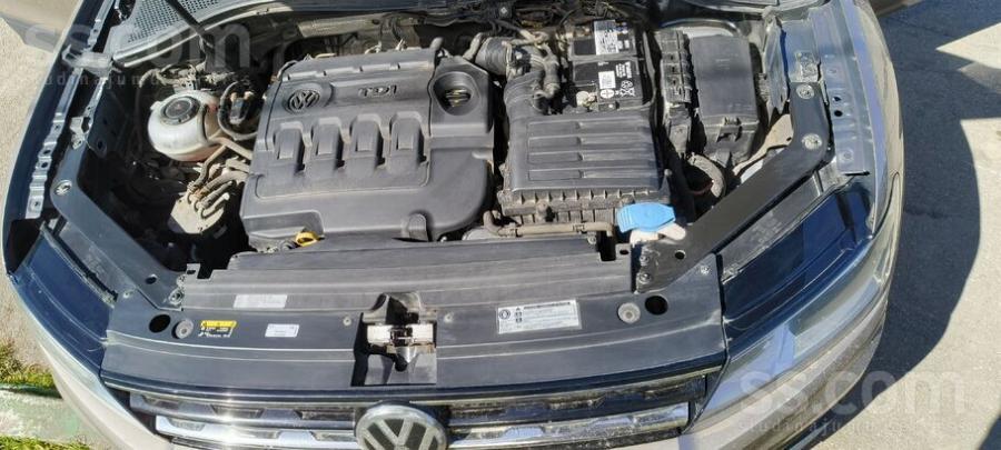 Yellow Volkswagen Tiguan 2018 in Riga, with an engine capacity of 2.00 L and mileage of 313 thousand km for 12600 €, photo 8 on AUTOMOTO.COM.LV