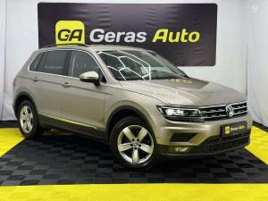 Yellow Volkswagen Tiguan 2019 in Vilnius, with an engine capacity of 1.97 L and mileage of 110 thousand km for 19490 €, photo 3 on AUTOMOTO.COM.LV