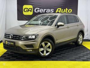 Yellow Volkswagen Tiguan 2019 in Vilnius, with an engine capacity of 1.97 L and mileage of 110 thousand km for 18990 €, photo  on AUTOMOTO.COM.LV