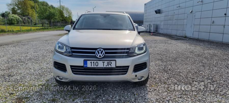 Beige Volkswagen Touareg 2012 in Tartu, with an engine capacity of 3.00 L and mileage of 302 thousand km for 10500 €, photo 5 on AUTOMOTO.COM.LV