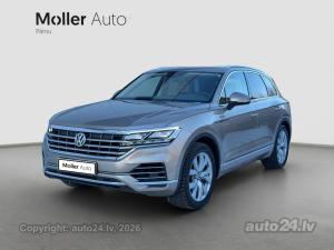 Smilšu krāsa Volkswagen Touareg 2019 Pērnava, ar dzinēja tilpumu 3.00 L un nobraukumu 135 tūkst. km par 37900 €, foto  vietnē AUTOMOTO.COM.LV