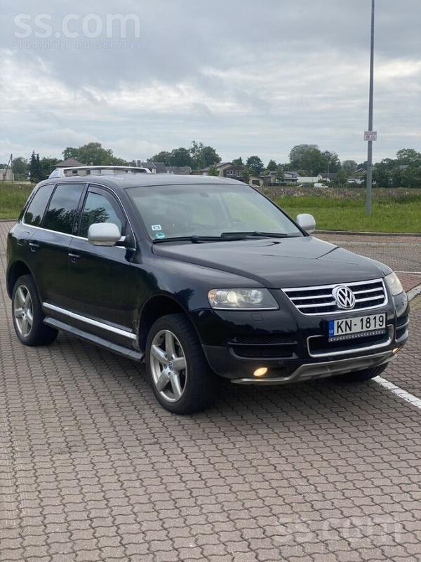 Melns Volkswagen Touareg 2006 Ventspils, ar dzinēja tilpumu 3.00 L un nobraukumu 351 tūkst. km par 4350 €, foto 2 vietnē AUTOMOTO.COM.LV