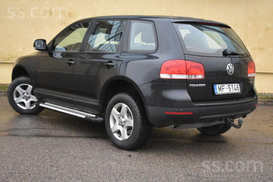 Melns Volkswagen Touareg 2006 Talsi, ar dzinēja tilpumu 2.50 L un nobraukumu 275 tūkst. km par 3700 €, foto 2 vietnē AUTOMOTO.COM.LV