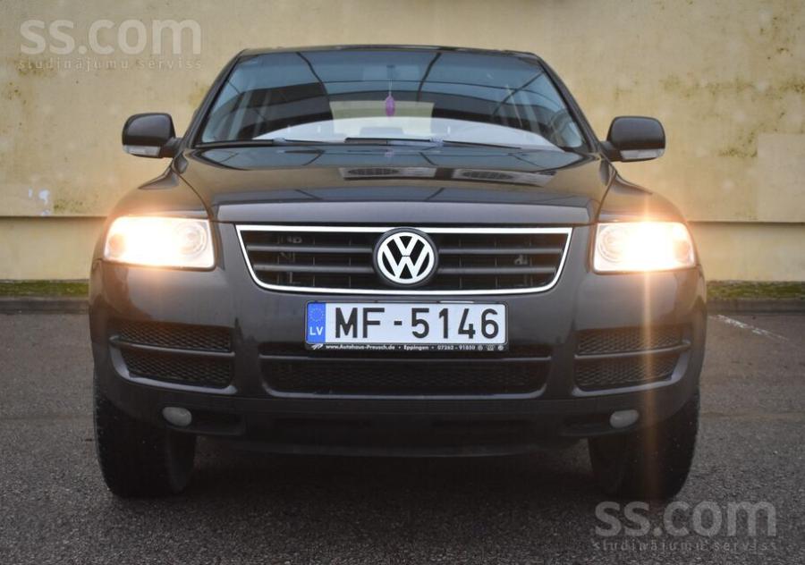 Melns Volkswagen Touareg 2006 Talsi, ar dzinēja tilpumu 2.50 L un nobraukumu 275 tūkst. km par 3700 €, foto 3 vietnē AUTOMOTO.COM.LV
