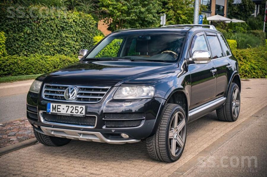 Melns Volkswagen Touareg 2006 Rīga, ar dzinēja tilpumu 3.00 L un nobraukumu 0 tūkst. km par 3990 €, foto 1 vietnē AUTOMOTO.COM.LV