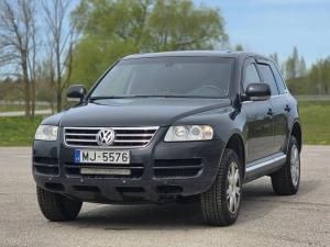 Melns Volkswagen Touareg 2007 Grobiņa, ar dzinēja tilpumu 3.00 L un nobraukumu 282 tūkst. km par 2990 €, foto  vietnē AUTOMOTO.COM.LV