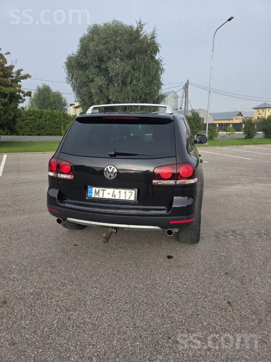 Melns Volkswagen Touareg 2007 Bauska, ar dzinēja tilpumu 3.00 L un nobraukumu 407 tūkst. km par 5200 €, foto 6 vietnē AUTOMOTO.COM.LV