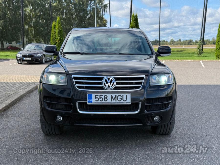 Black Volkswagen Touareg 2007 in Tartu, with an engine capacity of 3.00 L and mileage of 505 thousand km for 5000 €, photo 3 on AUTOMOTO.COM.LV