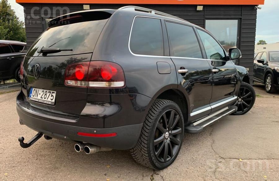 Melns Volkswagen Touareg 2007 Rīga, ar dzinēja tilpumu 3.00 L un nobraukumu 369 tūkst. km par 5500 €, foto 6 vietnē AUTOMOTO.COM.LV