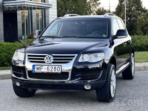Black Volkswagen Touareg 2007 in Riga, with an engine capacity of 3.00 L and mileage of 0 thousand km for 3300 €, photo  on AUTOMOTO.COM.LV