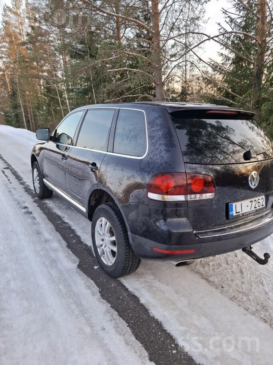 Melns Volkswagen Touareg 2008 Daugavpils, ar dzinēja tilpumu 3.00 L un nobraukumu 260 tūkst. km par 5300 €, foto 6 vietnē AUTOMOTO.COM.LV