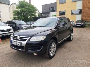 Black Volkswagen Touareg 2008 in Daugavpils, with an engine capacity of 3.00 L and mileage of 0 thousand km for 8950 €, photo  on AUTOMOTO.COM.LV