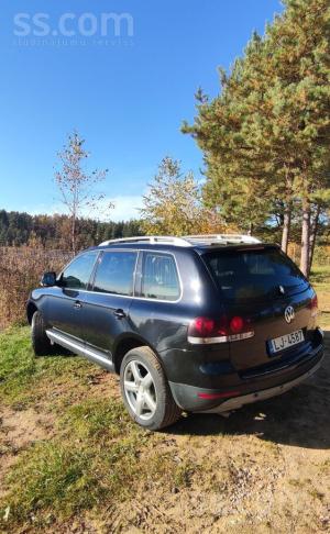 Black Volkswagen Touareg 2008 in Jekabpils, with an engine capacity of 3.00 L and mileage of 258 thousand km for 5550 €, photo 24 on AUTOMOTO.COM.LV