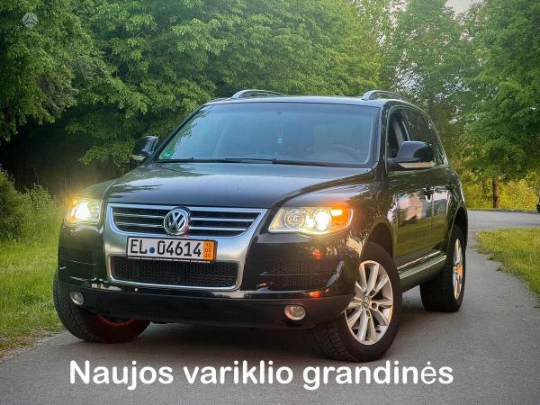 Melns Volkswagen Touareg 2008 Kauņa, ar dzinēja tilpumu 2.97 L un nobraukumu 329 tūkst. km par 5650 €, foto 1 vietnē AUTOMOTO.COM.LV