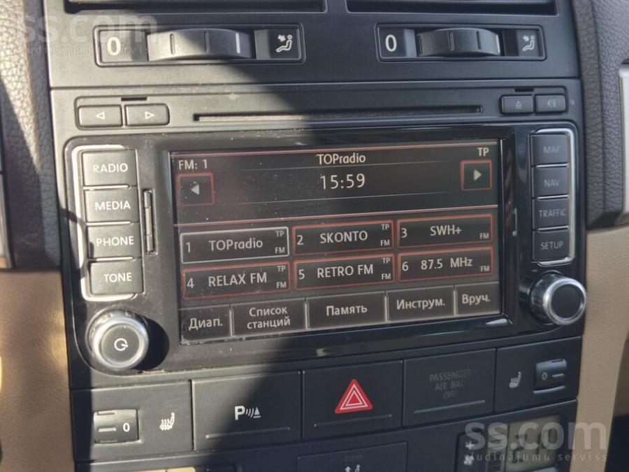 Melns Volkswagen Touareg 2008 Rīga, ar dzinēja tilpumu 3.00 L un nobraukumu 295 tūkst. km par 3790 €, foto 18 vietnē AUTOMOTO.COM.LV