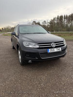 Black Volkswagen Touareg 2011 in Tallinn, with an engine capacity of 3.00 L and mileage of 357 thousand km for 6500 €, photo 5 on AUTOMOTO.COM.LV