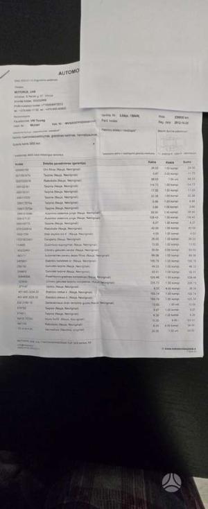 Черный Фольксваген Туарег 2012 в Вильнюс, объемом двигателя 2.97 л и пробегом 273 тыс. км за 13000 €, фото 31 на AUTOMOTO.COM.LV