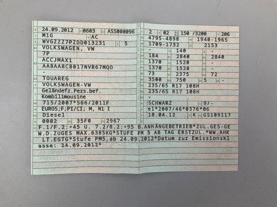 Черный Фольксваген Туарег 2012 в Екабпилс, объемом двигателя 3.00 л и пробегом 269 тыс. км за 11990 €, фото 34 на AUTOMOTO.COM.LV