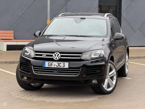 Melns Volkswagen Touareg 2012 Jonava, ar dzinēja tilpumu 4.13 L un nobraukumu 299 tūkst. km par 11900 €, foto  vietnē AUTOMOTO.COM.LV