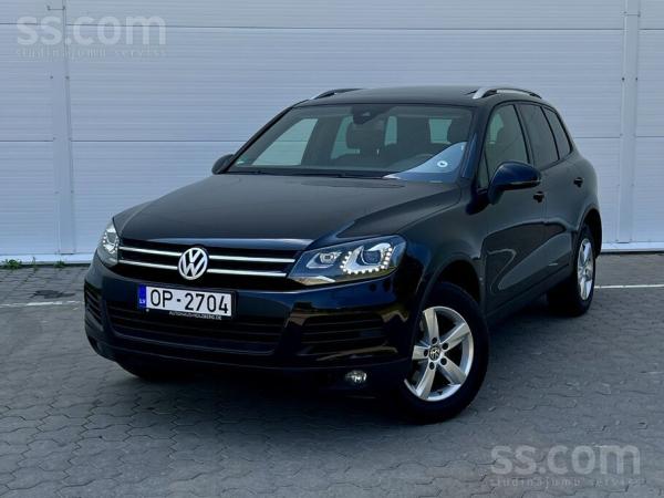 Black Volkswagen Touareg 2013 in Riga, with an engine capacity of 3.00 L and mileage of 0 thousand km for 13000 €, photo 2 on AUTOMOTO.COM.LV