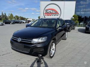 Black Volkswagen Touareg 2013 in Telschi, with an engine capacity of 2.97 L and mileage of 251 thousand km for 11300 €, photo  on AUTOMOTO.COM.LV