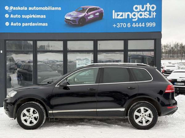 Black Volkswagen Touareg 2014 in Vilnius, with an engine capacity of 3.00 L and mileage of 206 thousand km for 12450 €, photo 6 on AUTOMOTO.COM.LV