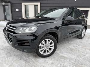 Melns Volkswagen Touareg 2014 Kauņa, ar dzinēja tilpumu 2.97 L un nobraukumu 216 tūkst. km par 13450 €, foto  vietnē AUTOMOTO.COM.LV