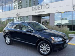 Melns Volkswagen Touareg 2014 Viļņa, ar dzinēja tilpumu 3.60 L un nobraukumu 300 tūkst. km par 7500 €, foto  vietnē AUTOMOTO.COM.LV