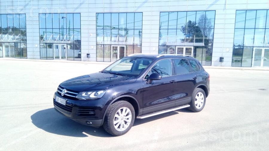 Melns Volkswagen Touareg 2014 Rīga, ar dzinēja tilpumu 3.00 L un nobraukumu 230 tūkst. km par 11900 €, foto 1 vietnē AUTOMOTO.COM.LV
