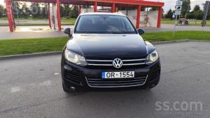 Black Volkswagen Touareg 2014 in Jelgava, with an engine capacity of 3.00 L and mileage of 0 thousand km for 10490 €, photo  on AUTOMOTO.COM.LV