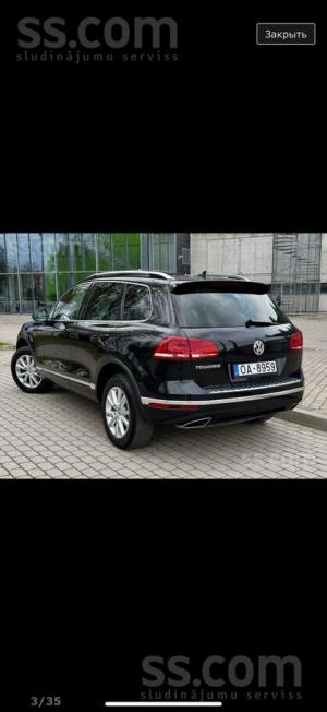 Melns Volkswagen Touareg 2015 Rīga, ar dzinēja tilpumu 3.00 L un nobraukumu 263 tūkst. km par 11999 €, foto 3 vietnē AUTOMOTO.COM.LV