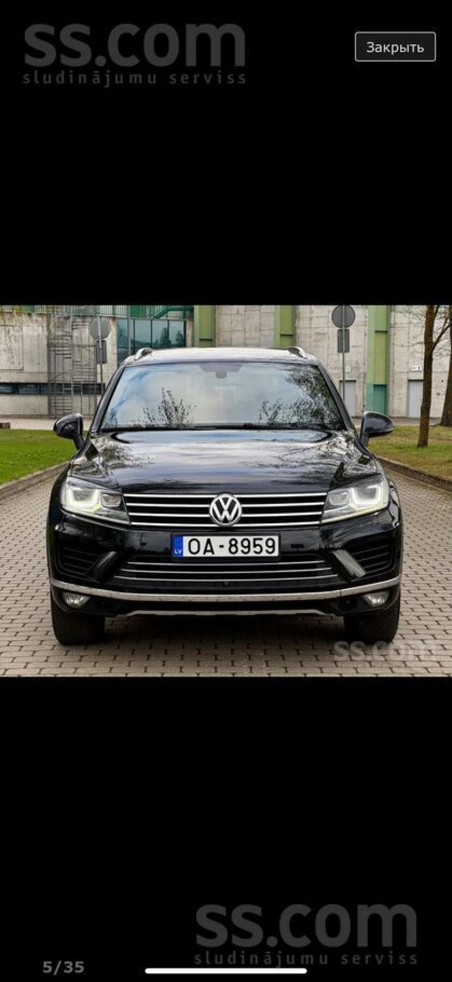 Melns Volkswagen Touareg 2015 Rīga, ar dzinēja tilpumu 3.00 L un nobraukumu 263 tūkst. km par 11999 €, foto 5 vietnē AUTOMOTO.COM.LV