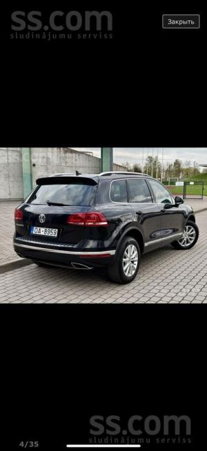 Melns Volkswagen Touareg 2015 Rīga, ar dzinēja tilpumu 3.00 L un nobraukumu 263 tūkst. km par 11999 €, foto 6 vietnē AUTOMOTO.COM.LV