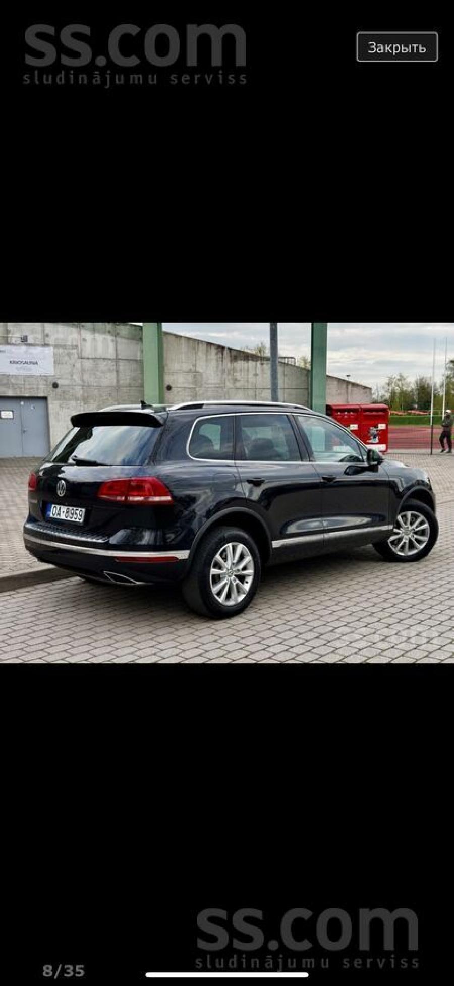 Melns Volkswagen Touareg 2015 Rīga, ar dzinēja tilpumu 3.00 L un nobraukumu 263 tūkst. km par 11999 €, foto 8 vietnē AUTOMOTO.COM.LV