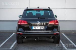 Black Volkswagen Touareg 2015 in Riga, with an engine capacity of 3.00 L and mileage of 0 thousand km for 13990 €, photo 6 on AUTOMOTO.COM.LV