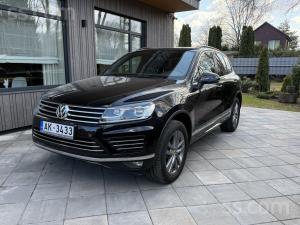 Black Volkswagen Touareg 2015 in Jurmala, with an engine capacity of 3.00 L and mileage of 249 thousand km for 15996 €, photo  on AUTOMOTO.COM.LV