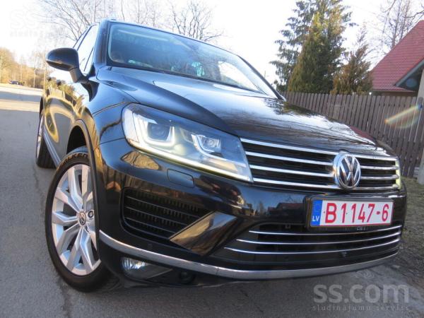 Melns Volkswagen Touareg 2015 Rīga, ar dzinēja tilpumu 3.00 L un nobraukumu 190 tūkst. km par 15750 €, foto 6 vietnē AUTOMOTO.COM.LV