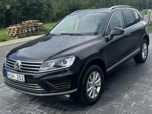 Melns Volkswagen Touareg 2015 Kauņa, ar dzinēja tilpumu 2.97 L un nobraukumu 242 tūkst. km par 17000 €, foto 2 vietnē AUTOMOTO.COM.LV