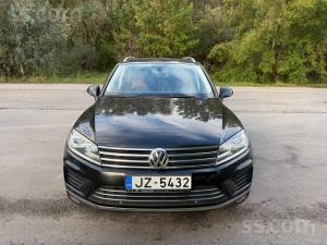 Black Volkswagen Touareg 2015 in Riga, with an engine capacity of 3.00 L and mileage of 204 thousand km for 11500 €, photo  on AUTOMOTO.COM.LV