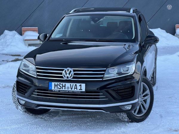 Melns Volkswagen Touareg 2016 Jonava, ar dzinēja tilpumu 3.00 L un nobraukumu 290 tūkst. km par 15999 €, foto 1 vietnē AUTOMOTO.COM.LV