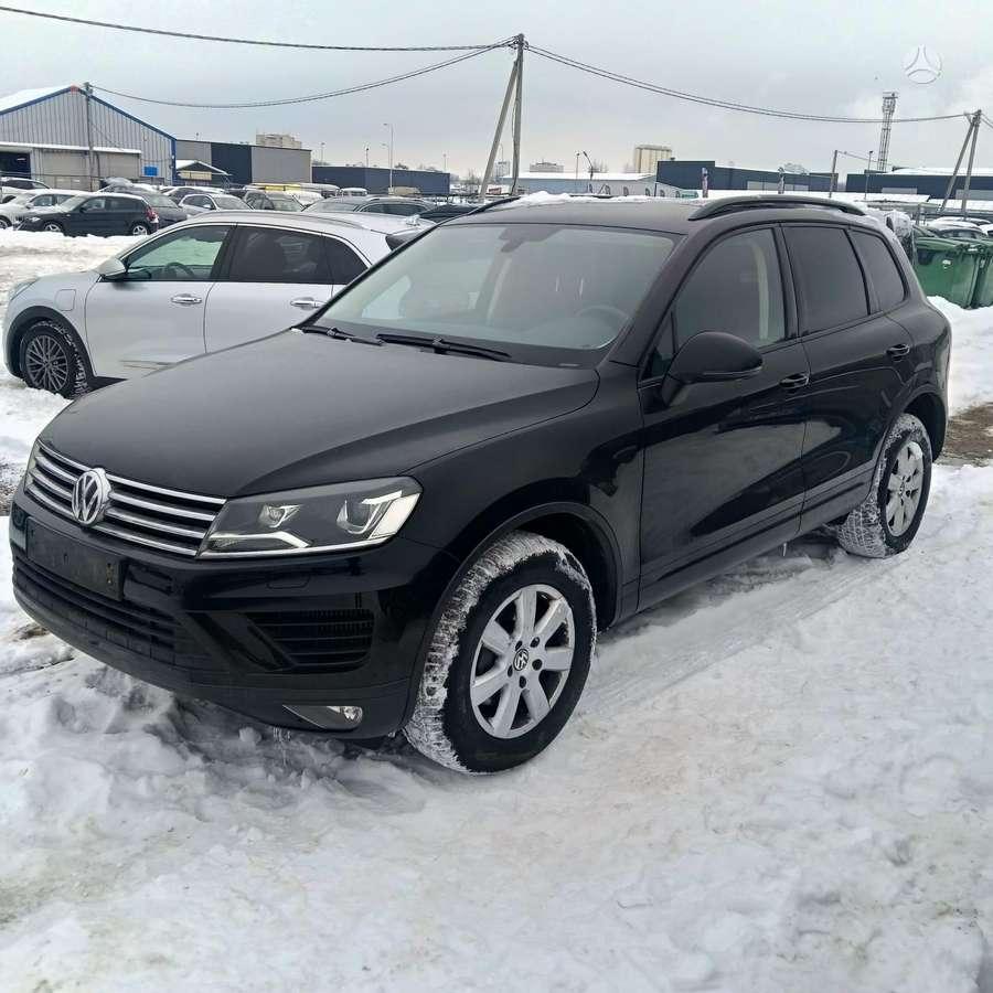 Melns Volkswagen Touareg 2016 Kauņa, ar dzinēja tilpumu 2.97 L un nobraukumu 223 tūkst. km par 11800 €, foto 1 vietnē AUTOMOTO.COM.LV