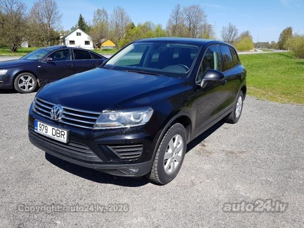 Melns Volkswagen Touareg 2016 Viljandi, ar dzinēja tilpumu 3.00 L un nobraukumu 216 tūkst. km par 15500 €, foto 1 vietnē AUTOMOTO.COM.LV