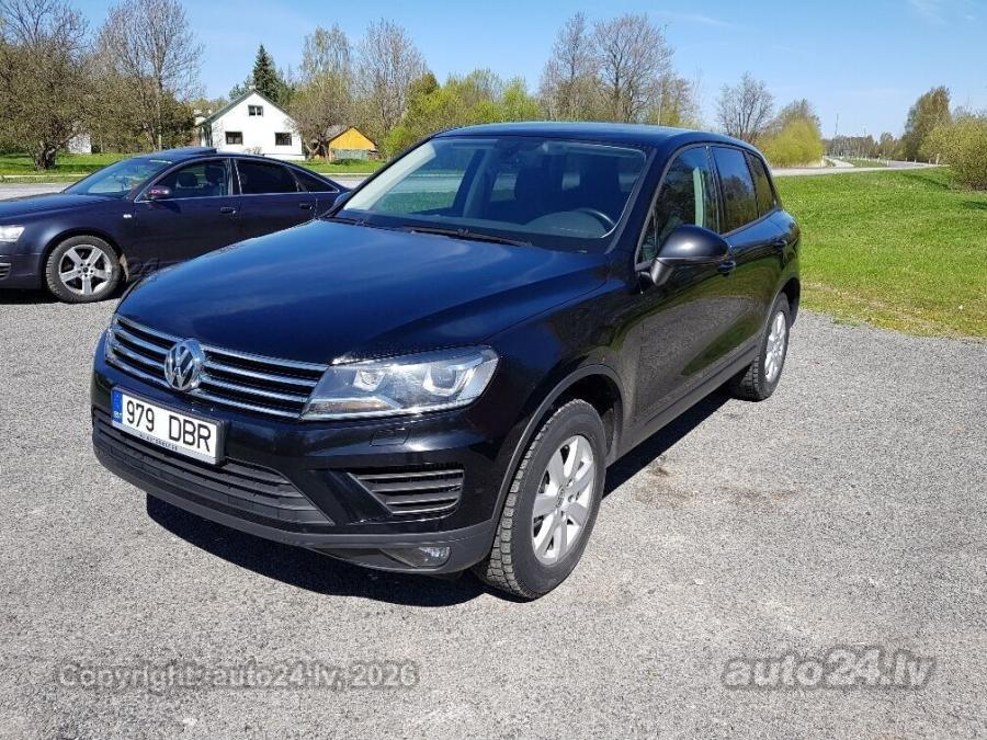Melns Volkswagen Touareg 2016 Viljandi, ar dzinēja tilpumu 3.00 L un nobraukumu 216 tūkst. km par 15500 €, foto 1 vietnē AUTOMOTO.COM.LV