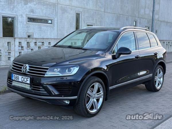 Melns Volkswagen Touareg 2016 Tallina, ar dzinēja tilpumu 3.00 L un nobraukumu 206 tūkst. km par 16500 €, foto 2 vietnē AUTOMOTO.COM.LV