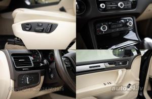 Black Volkswagen Touareg 2016 in Tallinn, with an engine capacity of 3.00 L and mileage of 270 thousand km for 15900 €, photo 28 on AUTOMOTO.COM.LV