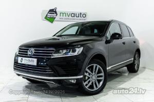 Black Volkswagen Touareg 2016 in Tallinn, with an engine capacity of 3.00 L and mileage of 187 thousand km for 15990 €, photo 4 on AUTOMOTO.COM.LV