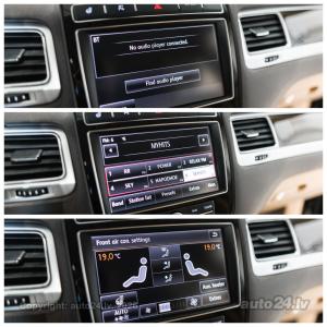 Black Volkswagen Touareg 2016 in Tallinn, with an engine capacity of 3.00 L and mileage of 187 thousand km for 15990 €, photo 25 on AUTOMOTO.COM.LV