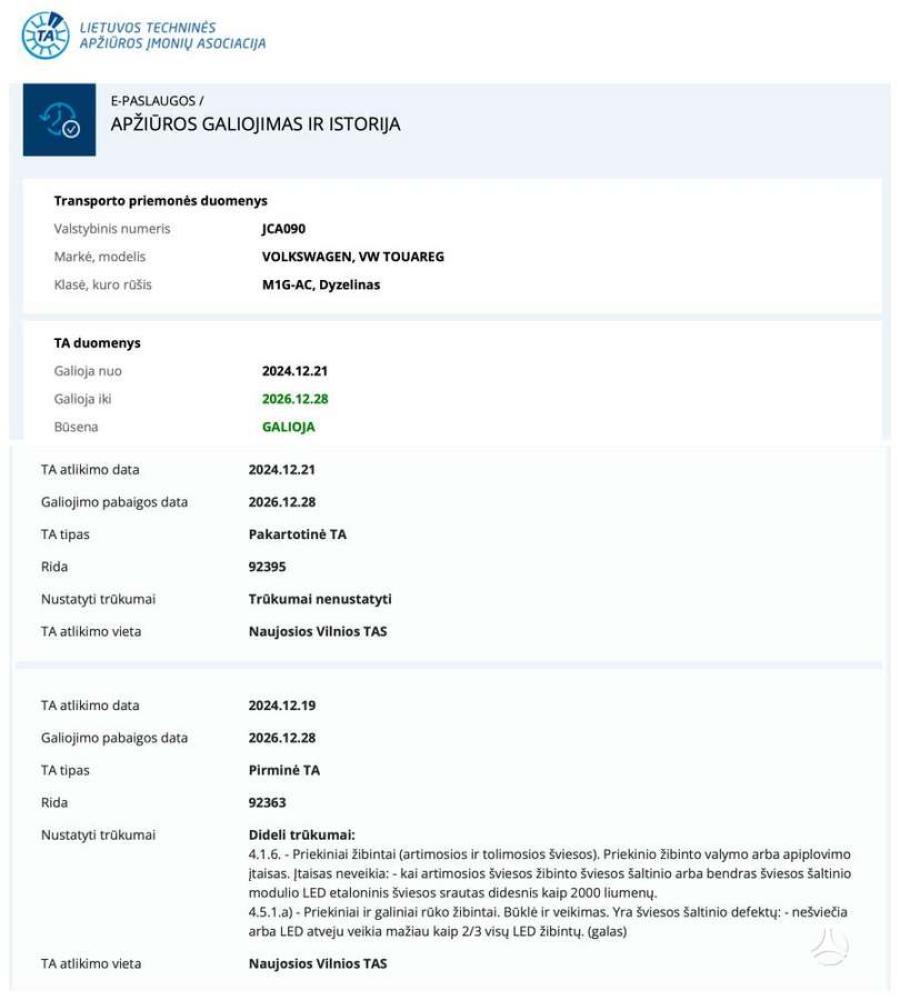 Black Volkswagen Touareg 2016 in Vilnius, with an engine capacity of 2.97 L and mileage of 107 thousand km for 15900 €, photo 36 on AUTOMOTO.COM.LV
