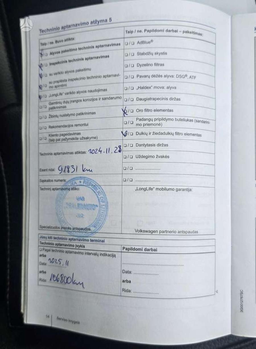 Черный Фольксваген Туарег 2016 в Вильнюс, объемом двигателя 2.97 л и пробегом 107 тыс. км за 15900 €, фото 41 на AUTOMOTO.COM.LV