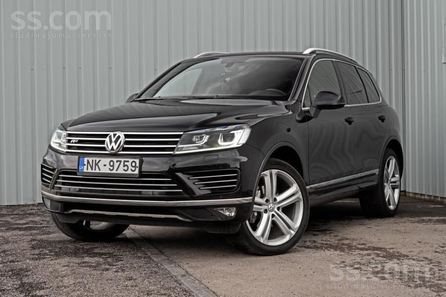 Melns Volkswagen Touareg 2017 Ogre, ar dzinēja tilpumu 3.00 L un nobraukumu 310 tūkst. km par 15800 €, foto 3 vietnē AUTOMOTO.COM.LV